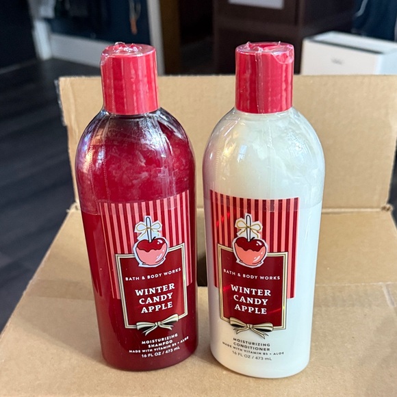 Bath & Body Works | Hair | Bath Body Works Winter Candy Apple Hair Set ...